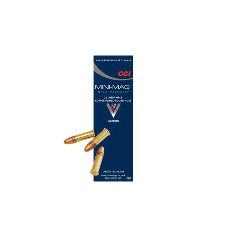 CCI Mini-Mag HV 22 LR 40 Grain LRN Box of 100 30 at Glen's CCI Mini-Mag HV 22 LR 40 Grain LRN Box of 100 30 at Glen's