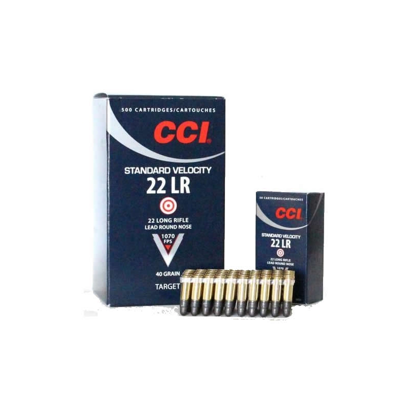 CCI Standard Velocity 22 LR 40 GR LRN Brick of 500 Rounds 35 at Glen's