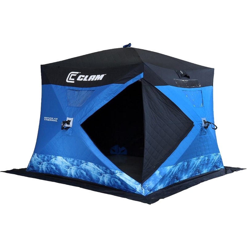Clam Vista Link Thermal 6x6 Hub 2-3 Man Ice Fishing Shelter at Glen's