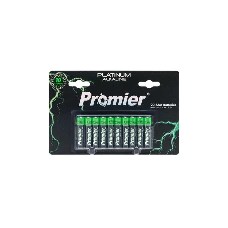 Promier AAA Platinum Alkaline Battery 20 Pack at Glen's