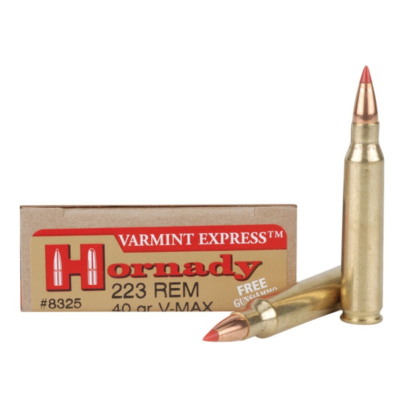 Hornady Varmint Express 223 Rem 40 Grain V-Max 8325 at Glen's