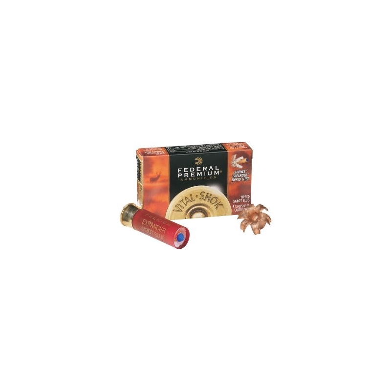 Federal Premium Vital-Shok 12 Gauge 3 Barnes Expander Tipped Sabot ... Federal Premium Vital-Shok 12 Gauge 3 Barnes Expander Tipped Sabot ...
