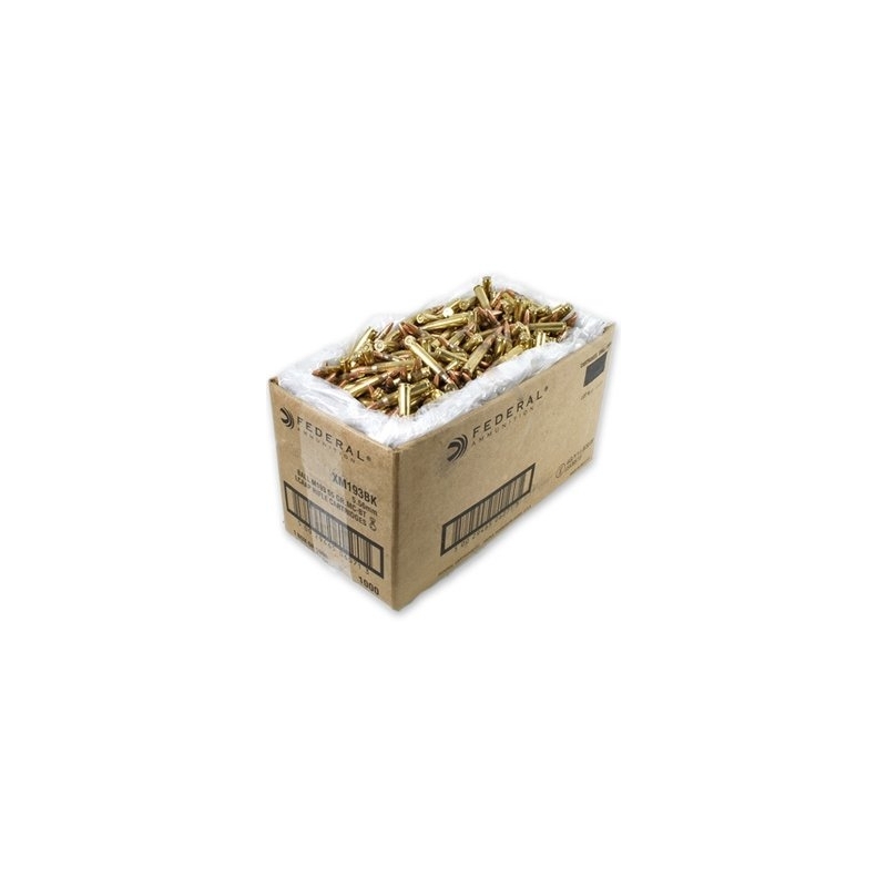 Federal Lake City Tactical XM193 5.56 x 45mm 55 Grain FMJ BT - 1000 ...