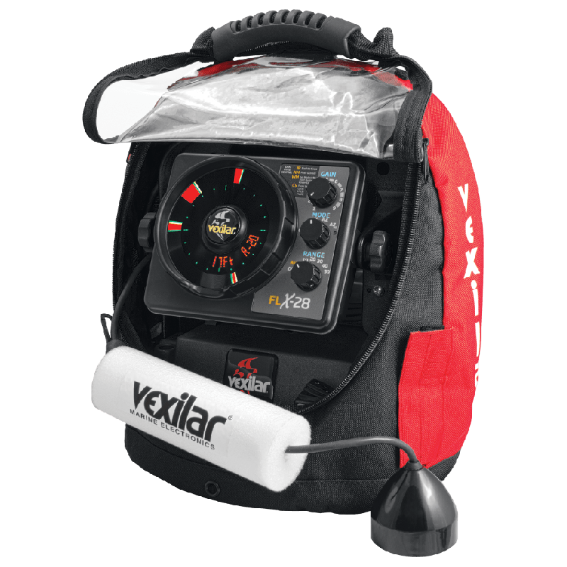 Vexilar FLX28 Sonar Flasher Fish Finder Ultra Pack with Lithium Battery ...