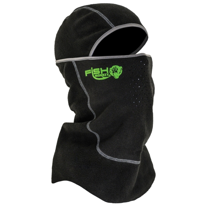 Fish Monkey Yeti Fleece Balaclava - Black at Glen's