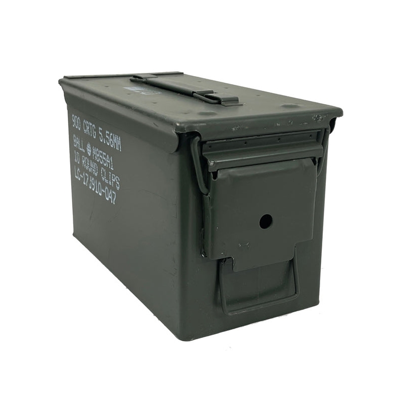 Fat 50 Cal Ammo Cans Used Grade 1 at Glen's