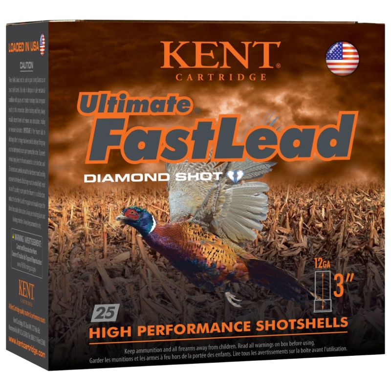 Kent Ultimate Fast Lead Diamond Shot 12Ga 3" 1 3/4oz - 6 Shot ...