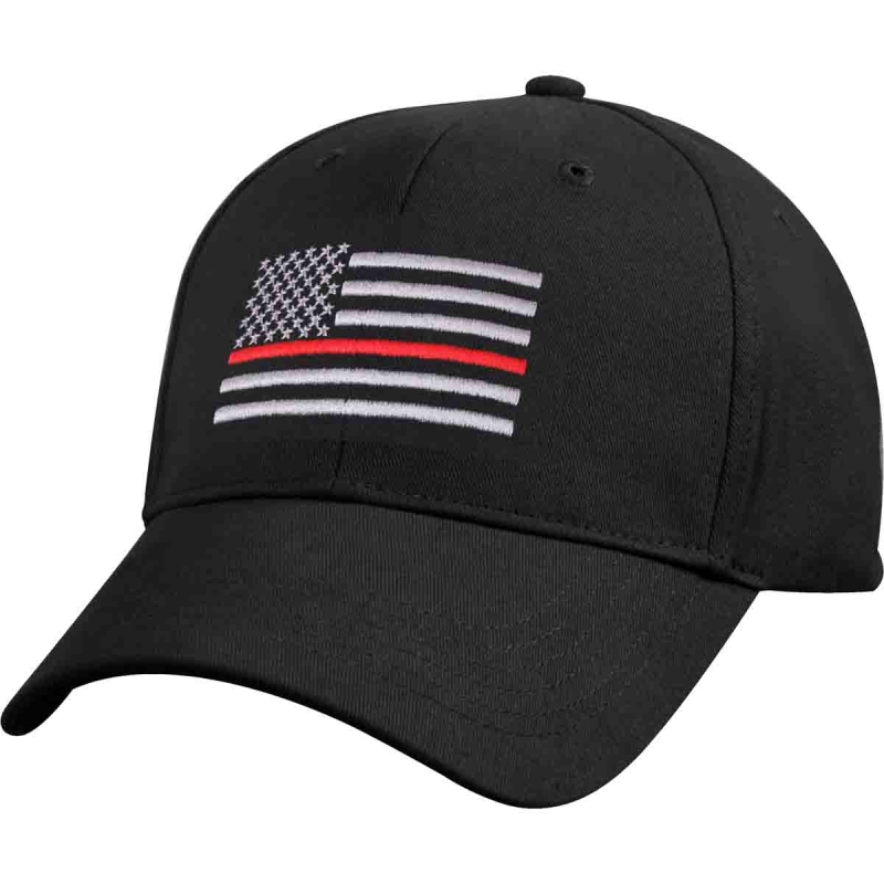Rothco Thin Red Line Flag Low Pro Cap with Free Shipping