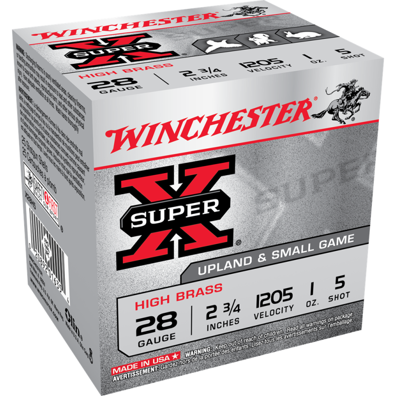 Winchester Super X 28 Ga 2 3 4 1oz 5 Shot 25 Rounds X28H5 At Glen s